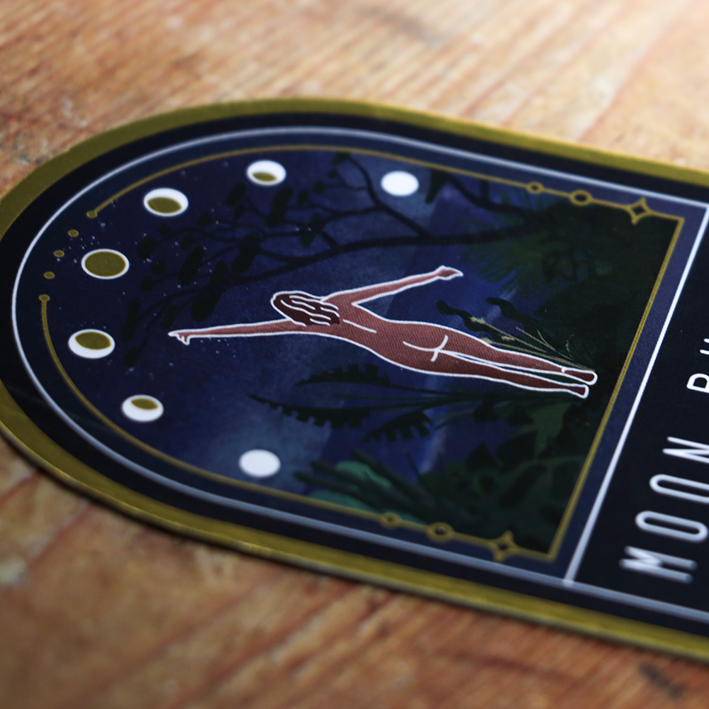 Moon Phase Sticker – Moon Phase Studios