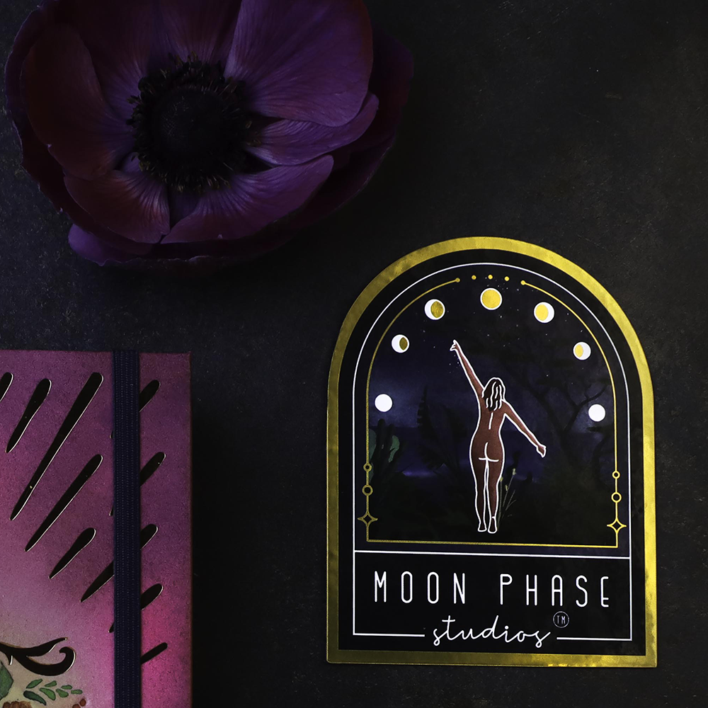 Moon Phase Sticker – Moon Phase Studios